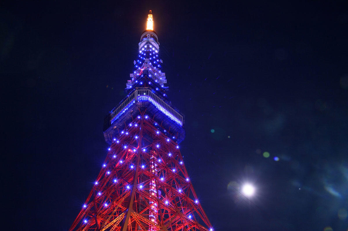 東京タワーがSAMURAI BLUEカラーにライトアップ FIFAワールドカップ2026開幕に合わせ4日間実施 | 夜景FANマガジン